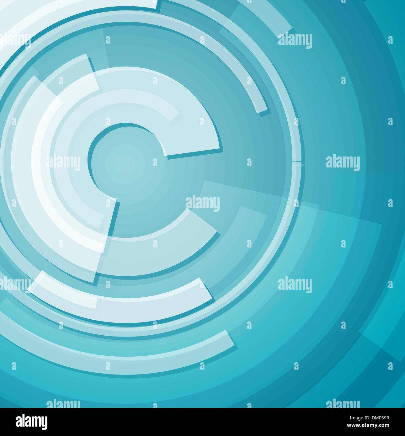 Abstract technology circles background Stock Vector Image & Art - Alamy