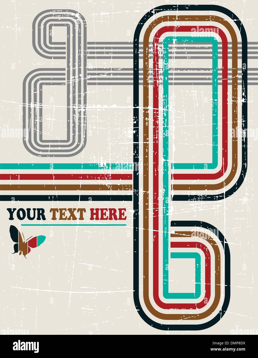 the vector retro grunge background Stock Vector Image & Art - Alamy