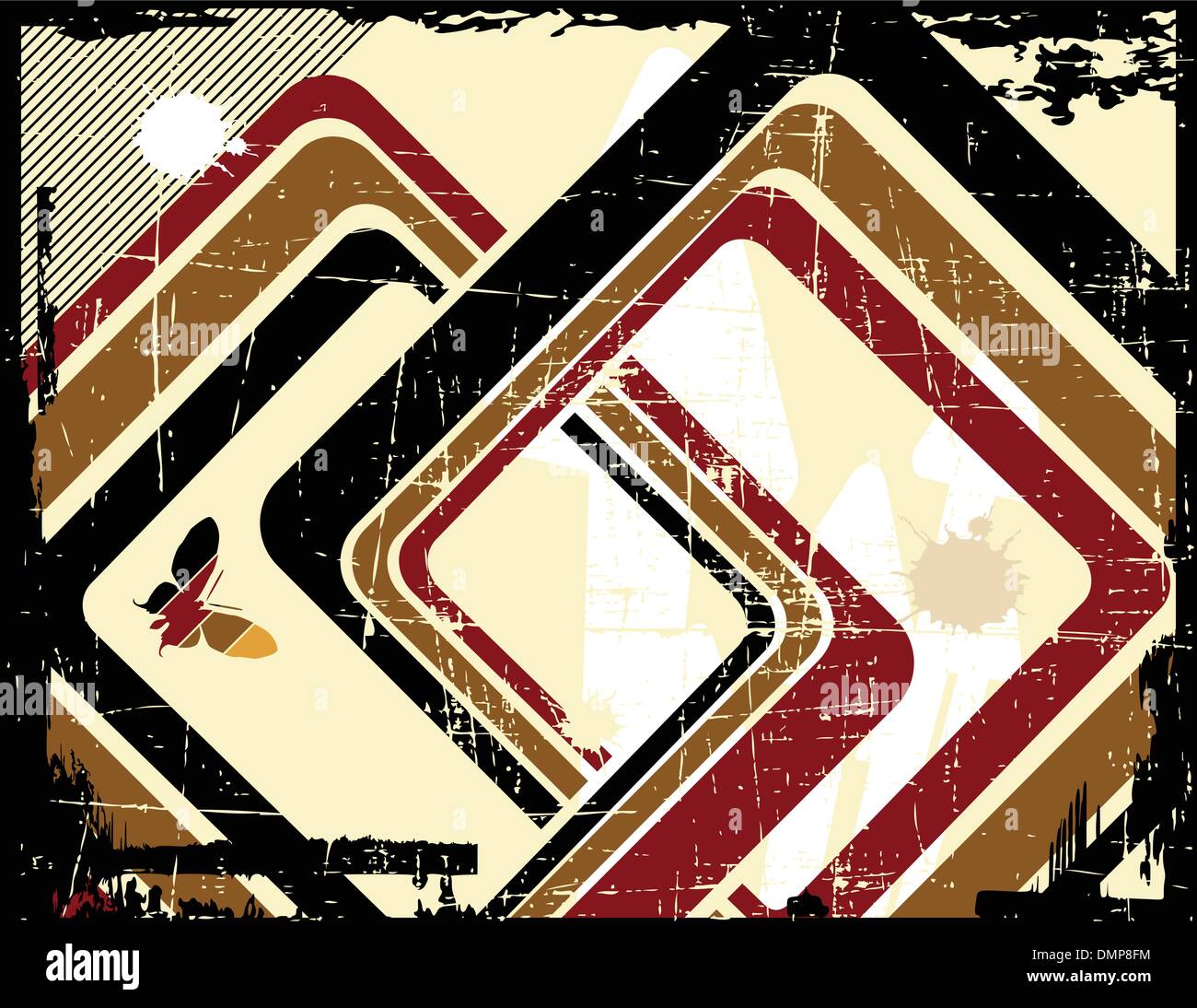 the vector retro grunge background Stock Vector Image & Art - Alamy