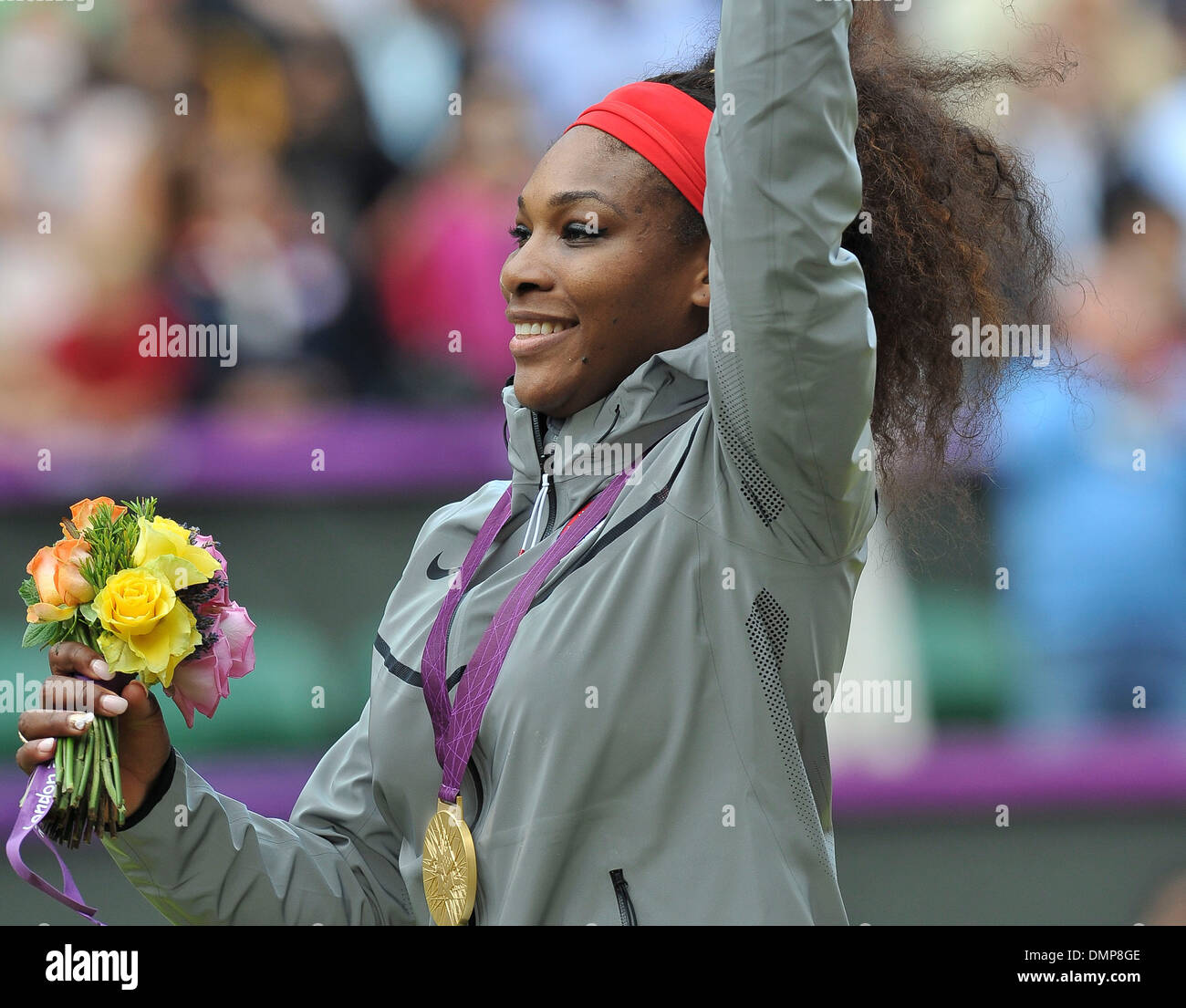 Serena Williams of United States wins gold medal Women's Singles Tennis ...