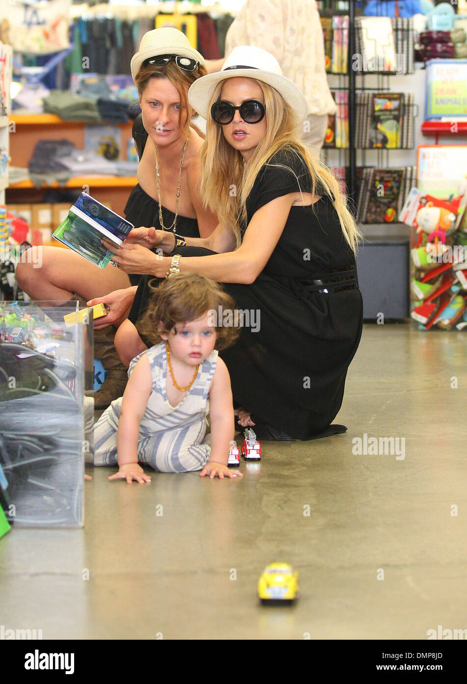 Rachel Zoe and her son Skyler Berman shop at Kitson For Kids on ...