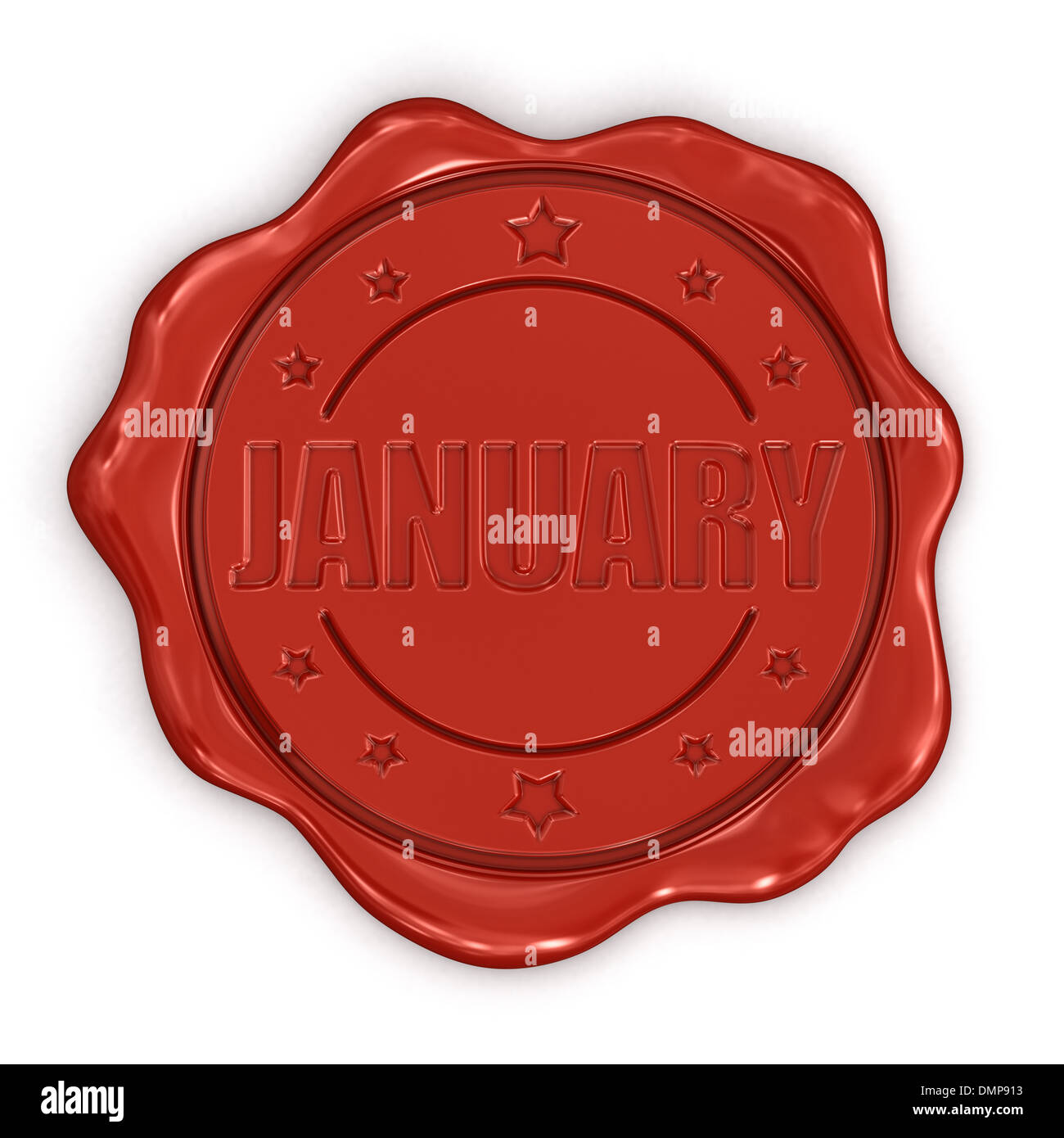 Rubber Stamp January (clipping path included Stock Photo - Alamy