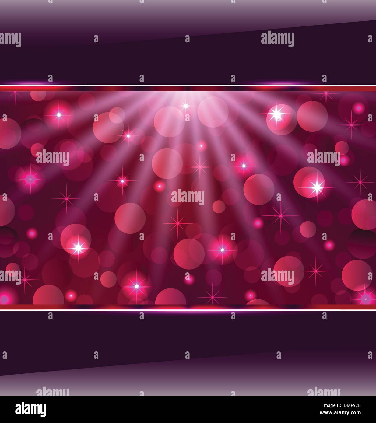 Abstract background with glowing spheres Stock Vector Images - Alamy