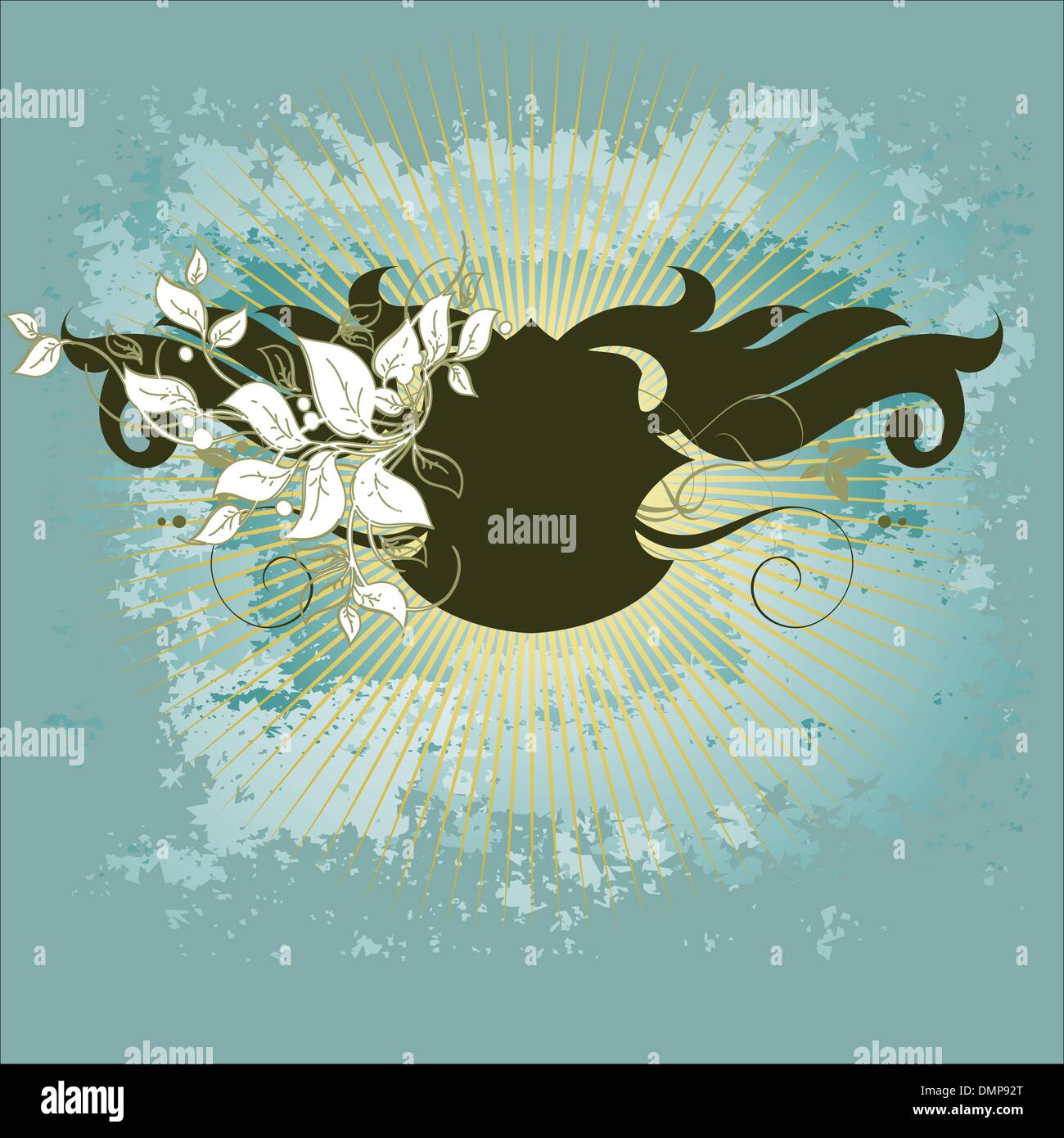 Ornate floral shield background Stock Vector Image & Art - Alamy