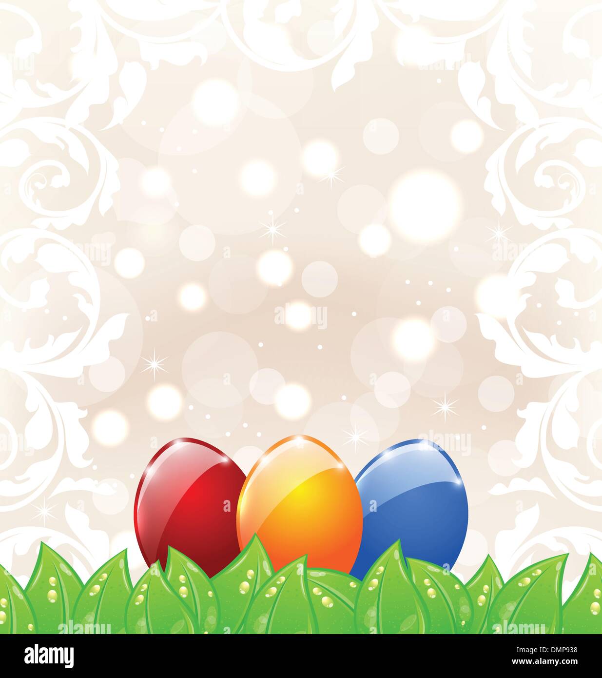 Easter background with colorful eggs Stock Vector Image & Art - Alamy