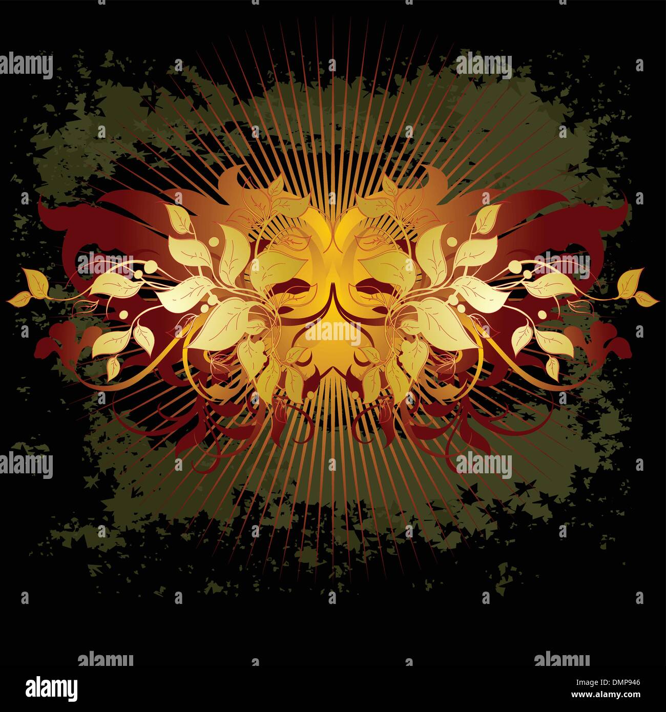 Ornate floral shield background Stock Vector Image & Art - Alamy