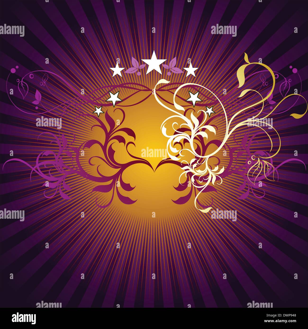 Floral and shield Stock Vector Images - Alamy