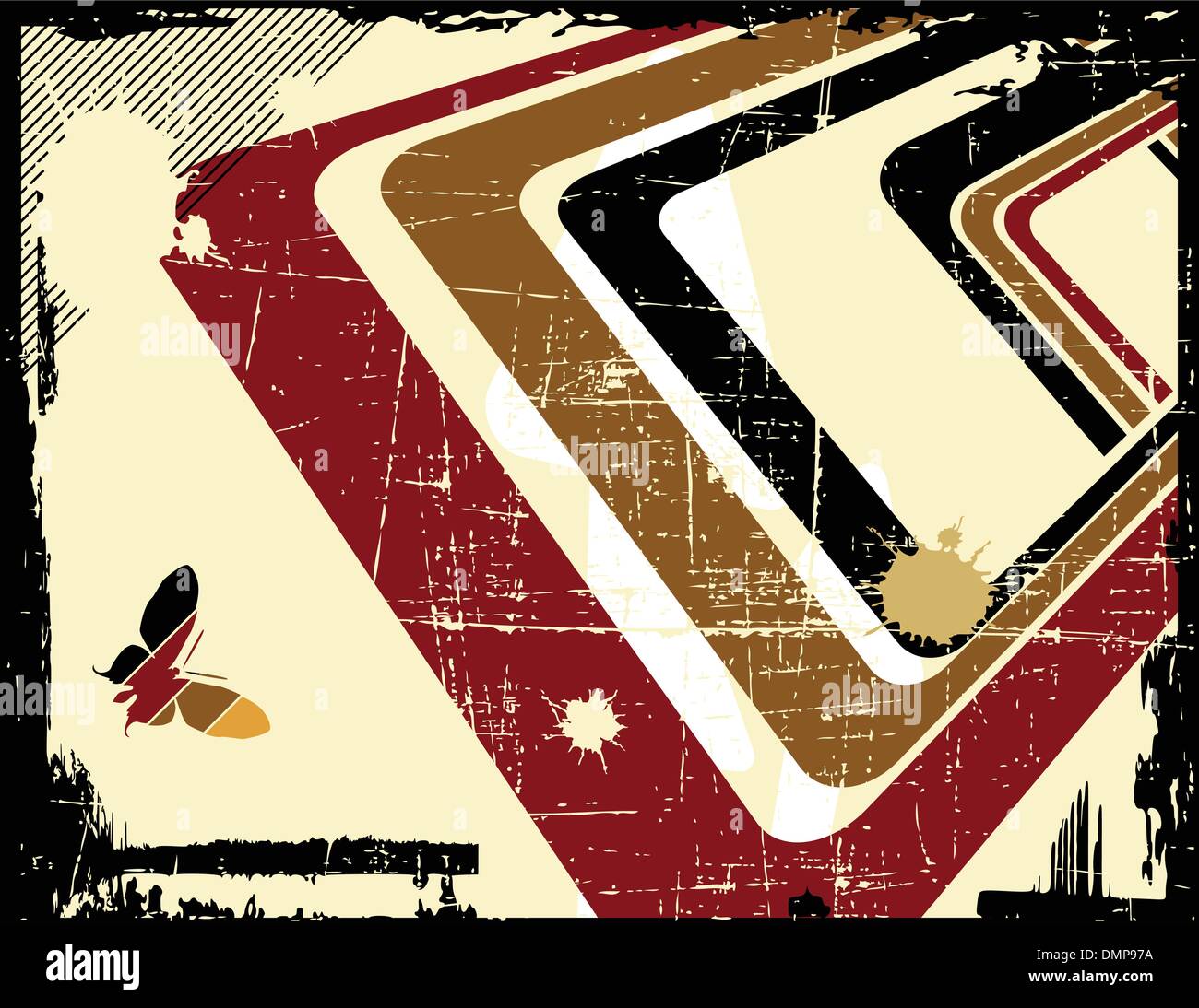 the vector retro grunge background Stock Vector Image & Art - Alamy