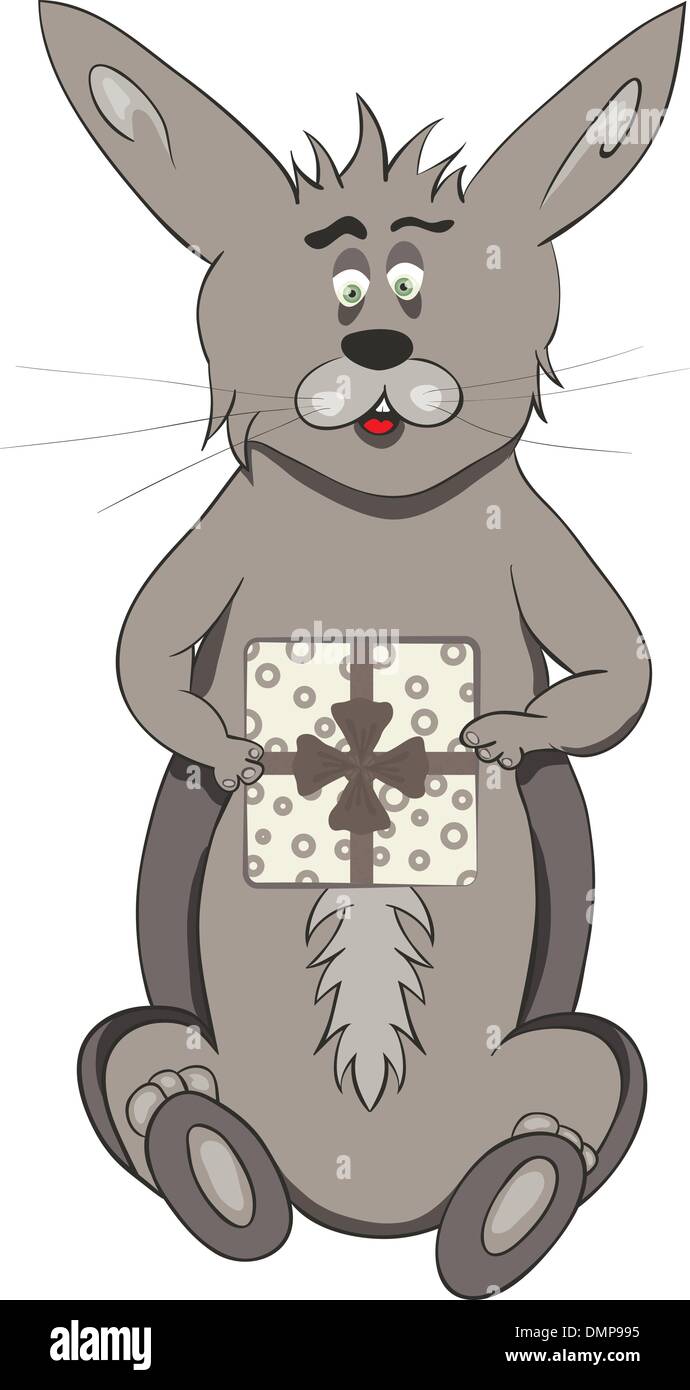 Funny image pet rabbit Stock Vector Images - Alamy