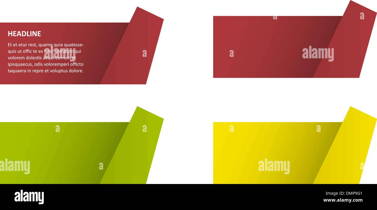 color folded text background Stock Vector Image & Art - Alamy