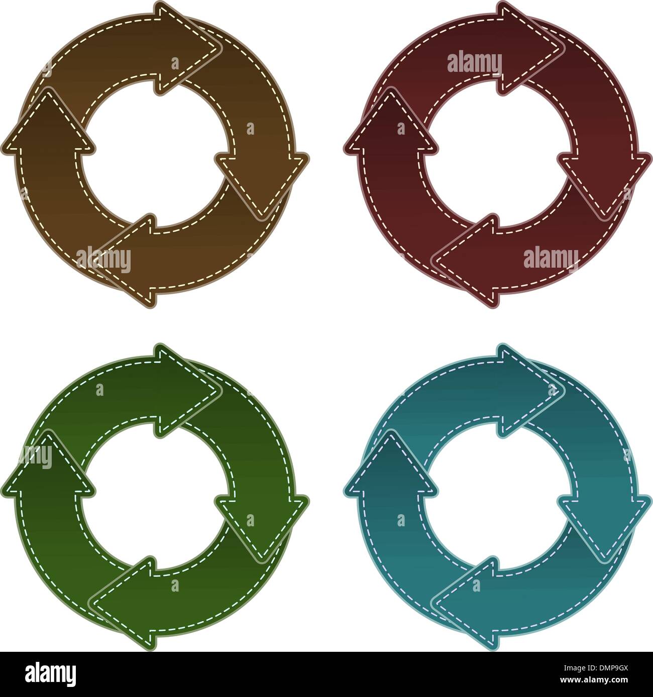 cycle arrow diagram Stock Vector Image & Art - Alamy