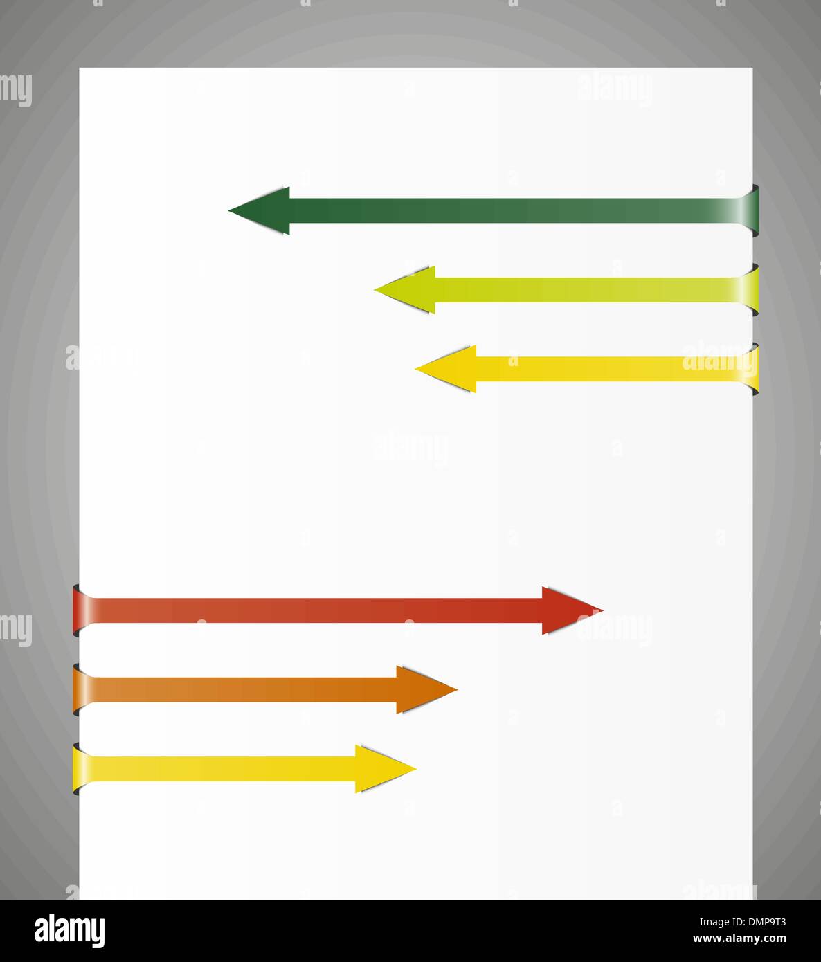 contrary folded arrows Stock Vector Image & Art - Alamy