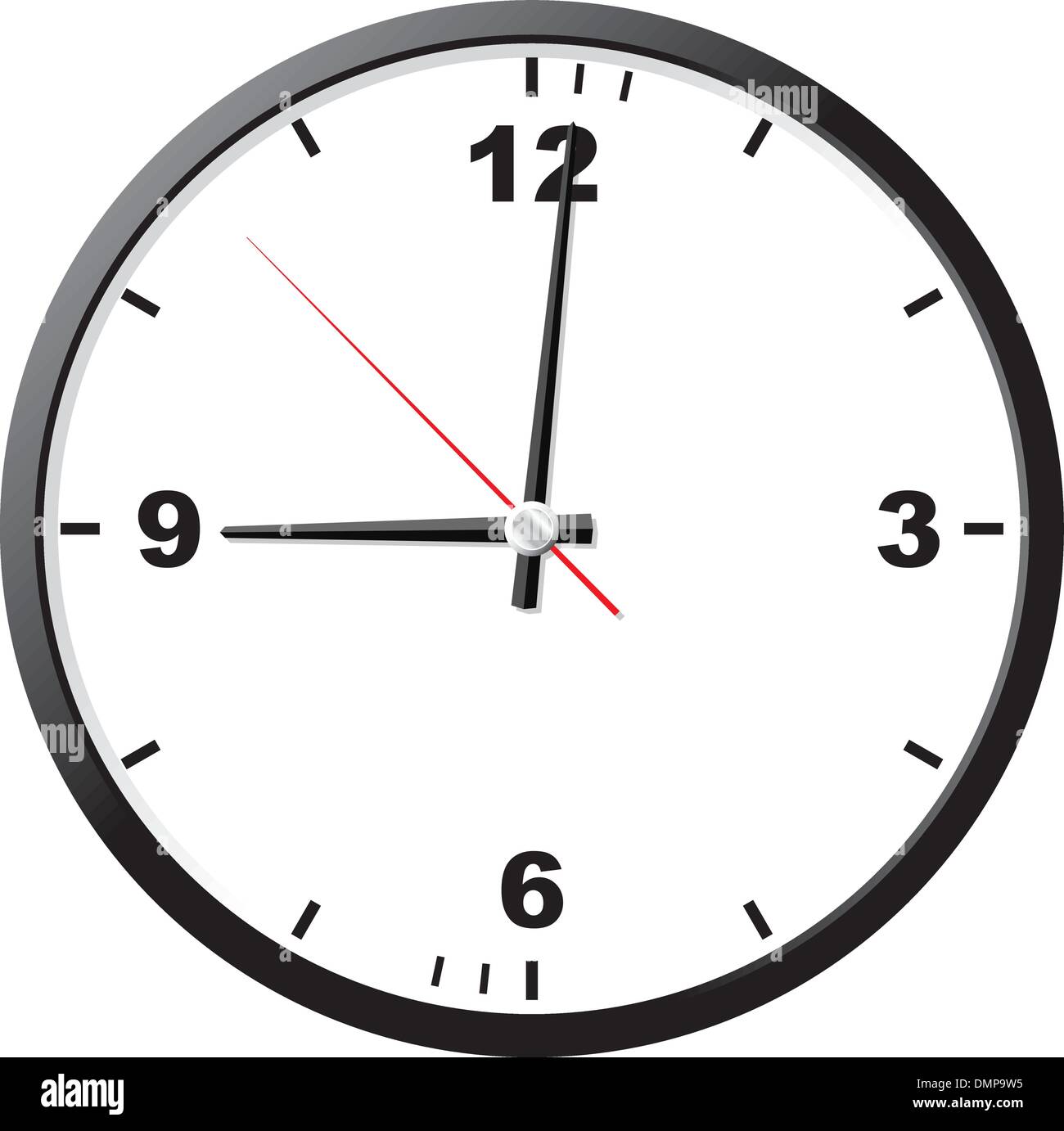 Oclock vector vectors hi-res stock photography and images - Alamy