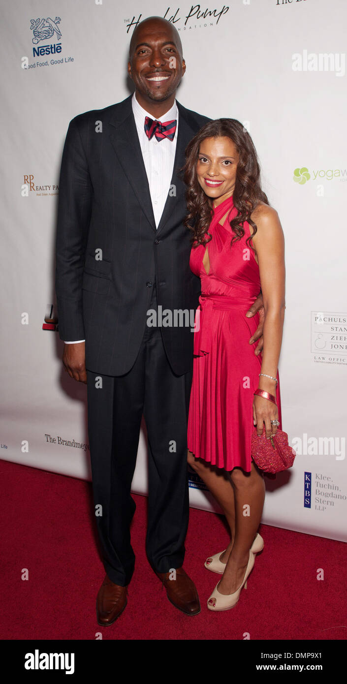 John Salley and Guest 12th Annual Harold Pump Foundation Gala at Hyatt ...