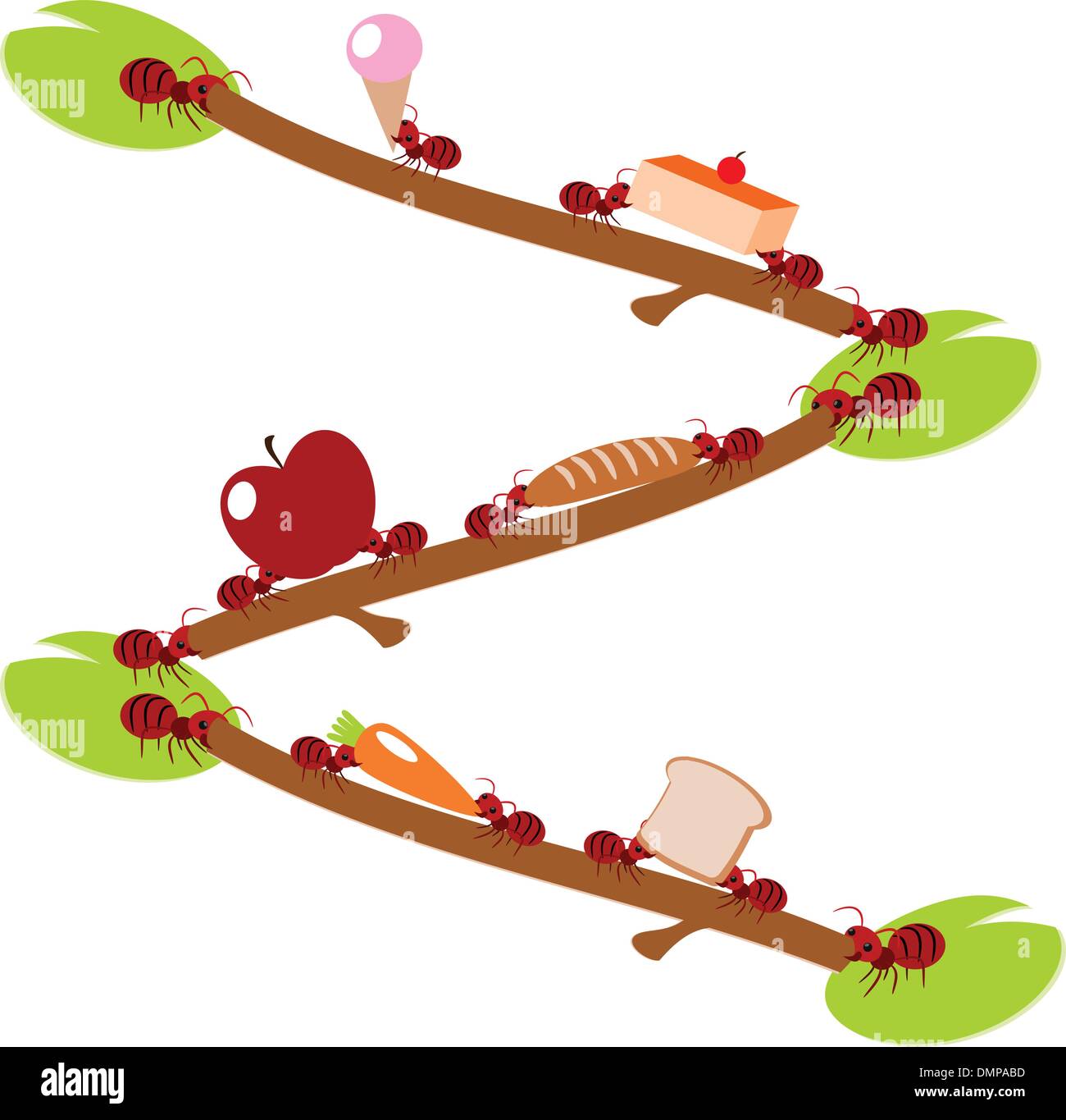 Insect food Stock Vector Images - Alamy