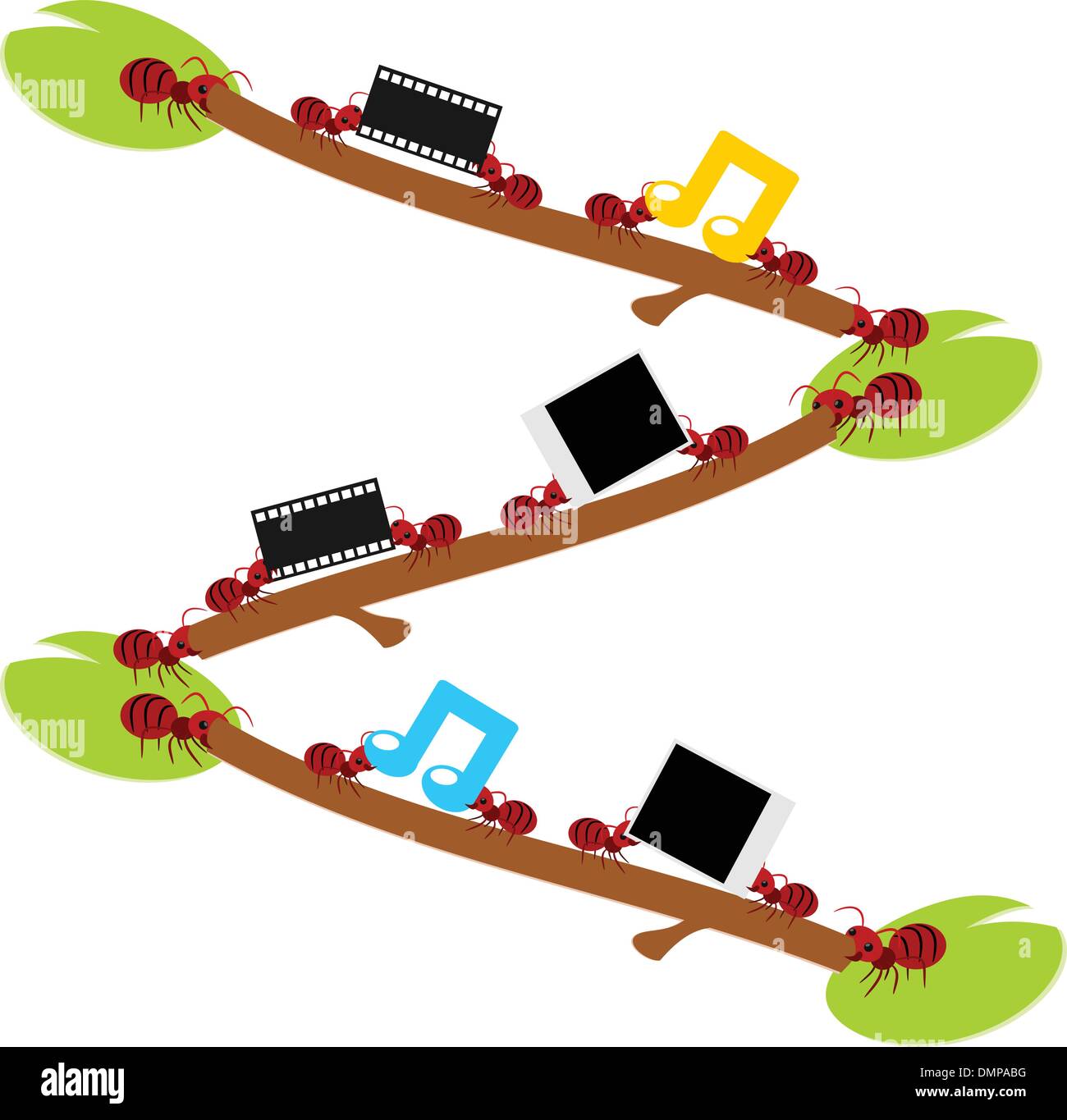 Ant picture Stock Vector Images - Alamy
