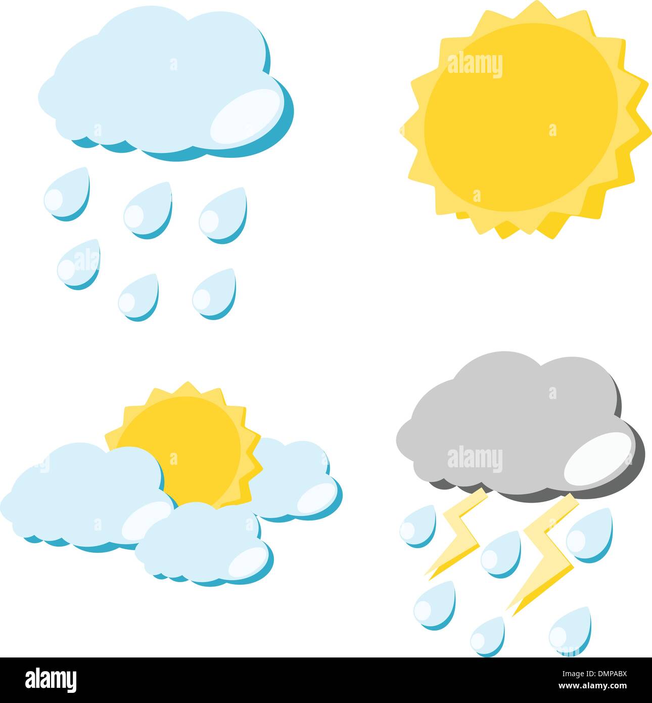 weather icon illustration Stock Vector Image & Art - Alamy
