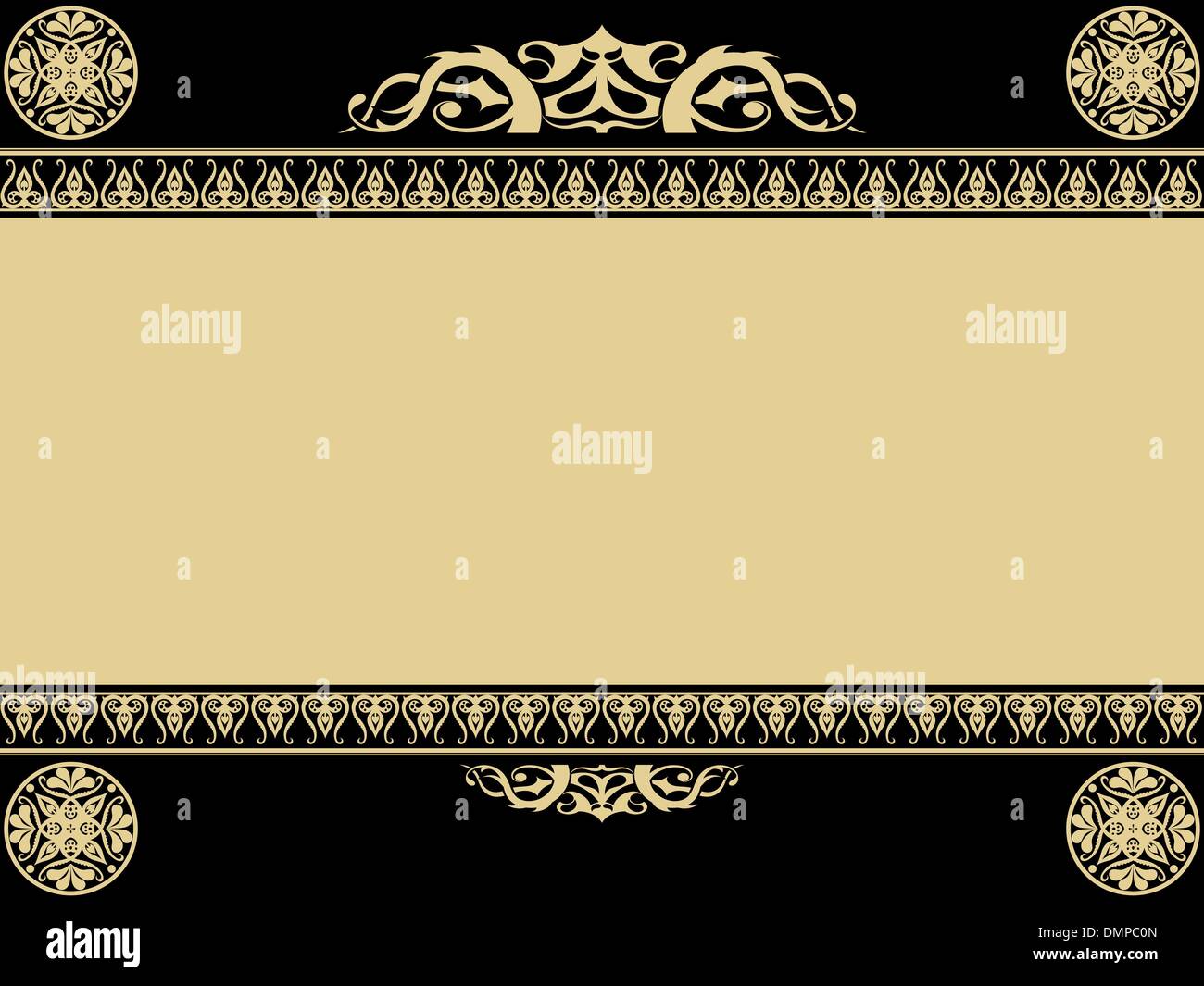 Vintage background with gothic design elements Stock Vector Image & Art ...