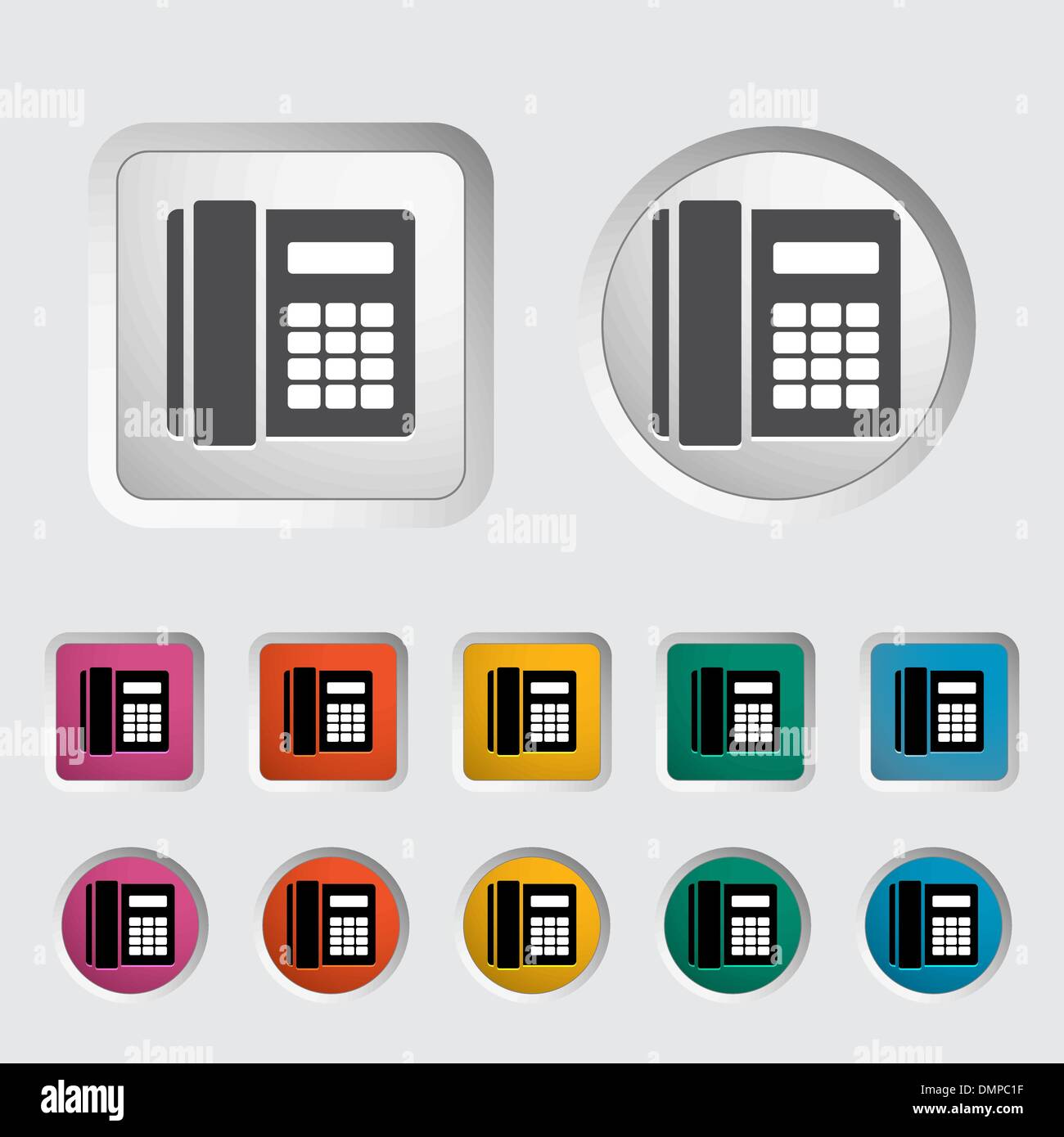 Phone call working Stock Vector Images - Alamy