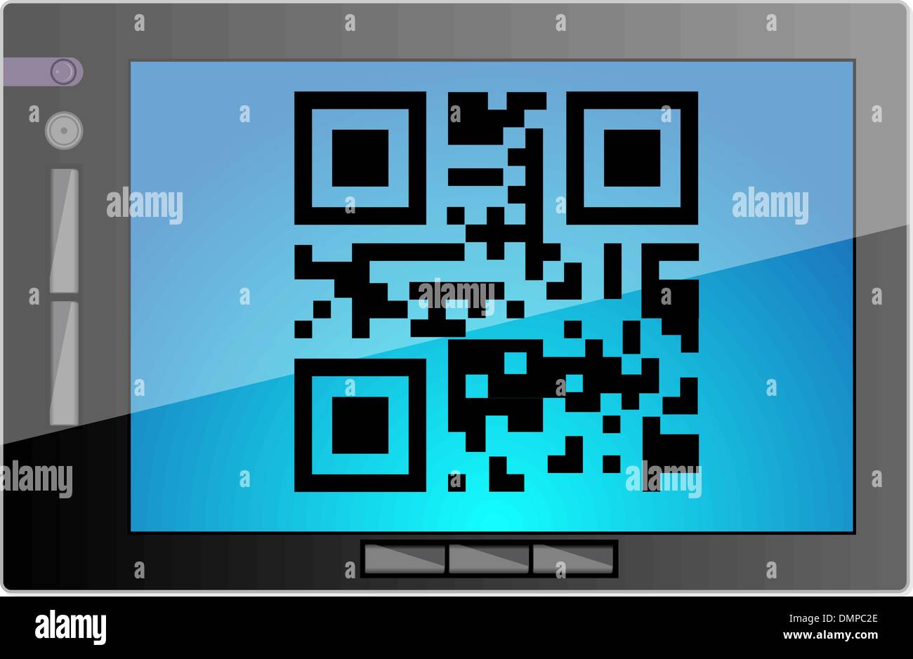 People scanning qr code Stock Vector Images - Alamy