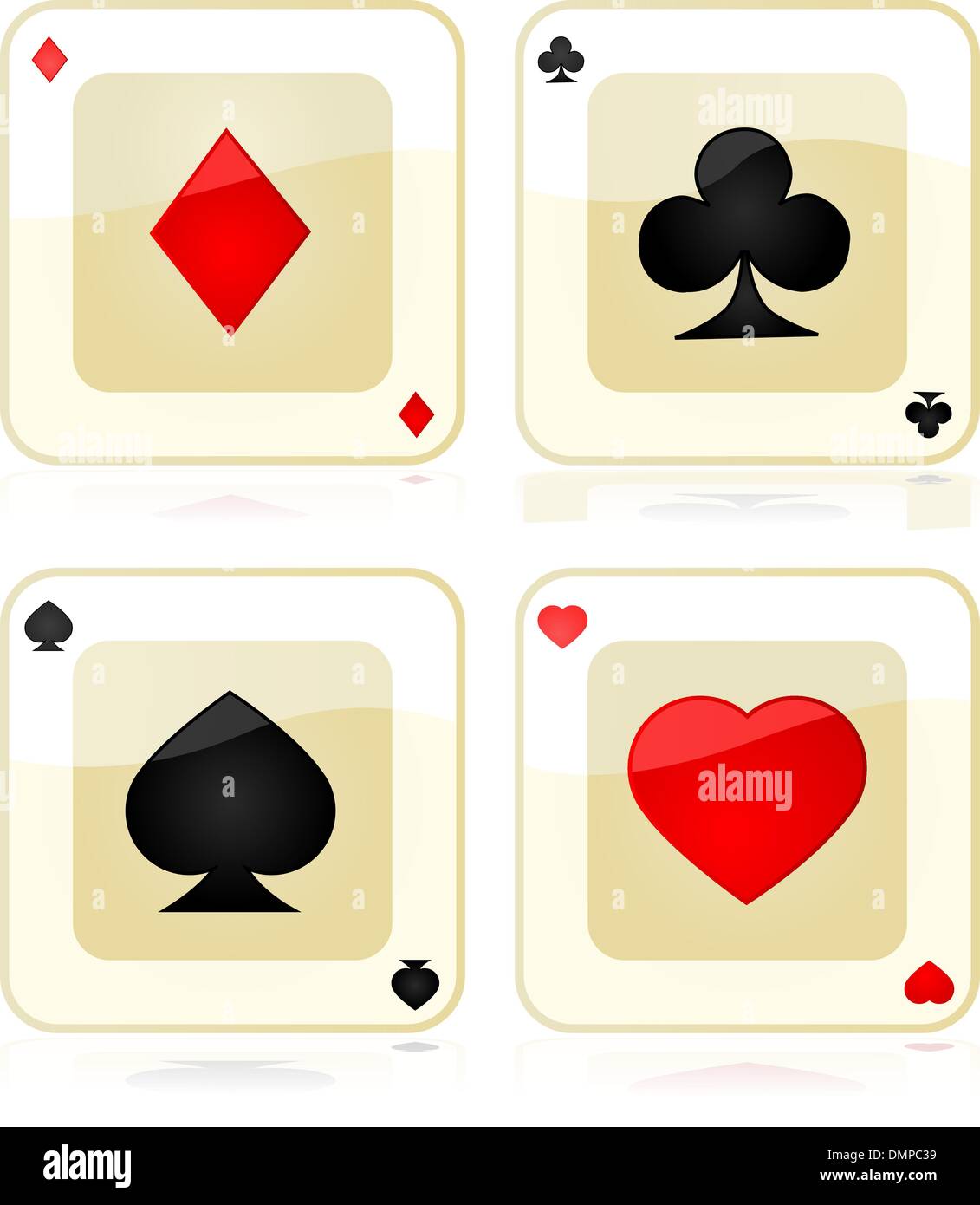 Playing card shuffle Stock Vector Images - Alamy