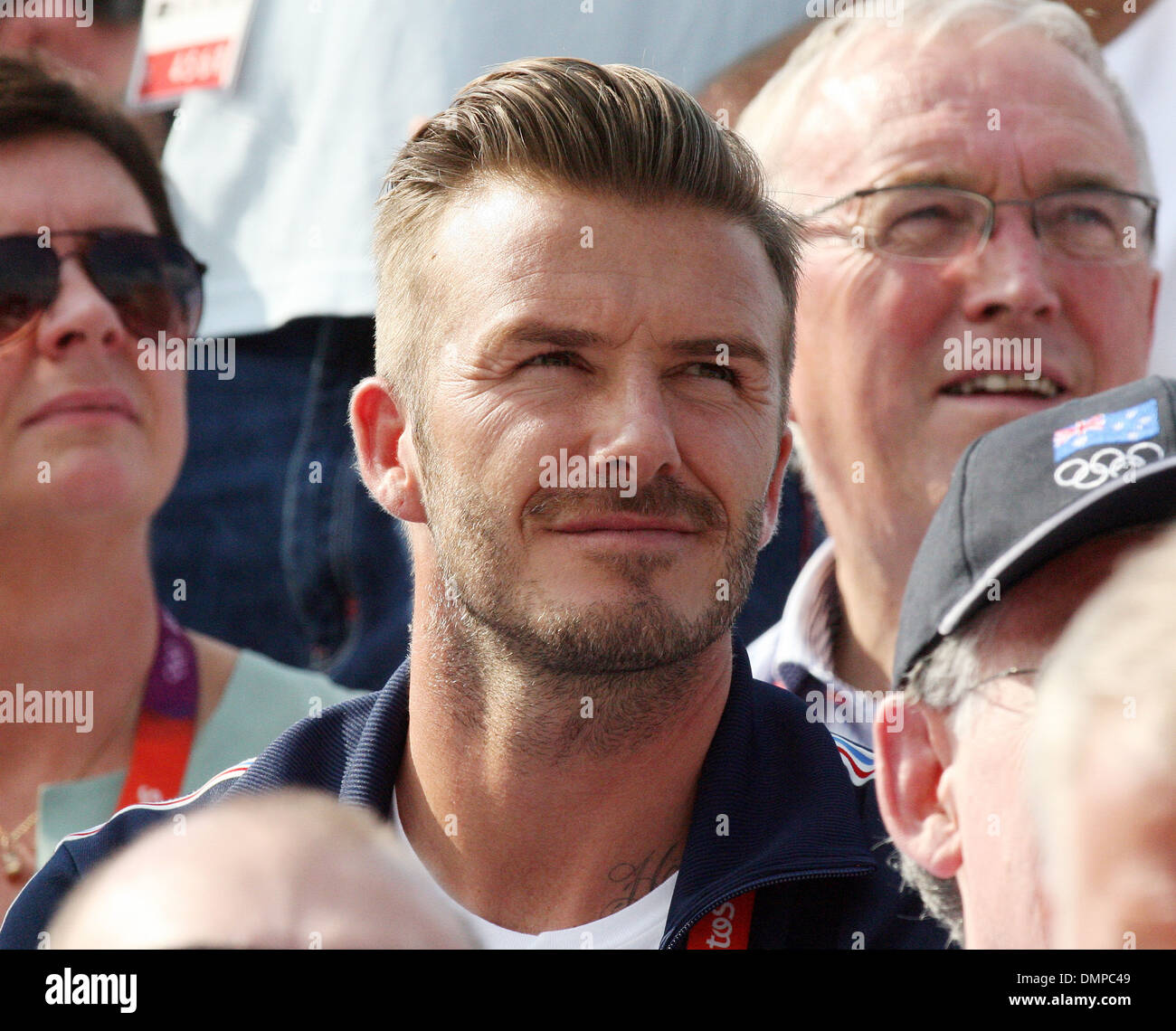 David Beckham London 2012 Olympic Games - BMX cycling at Olympic Park ...