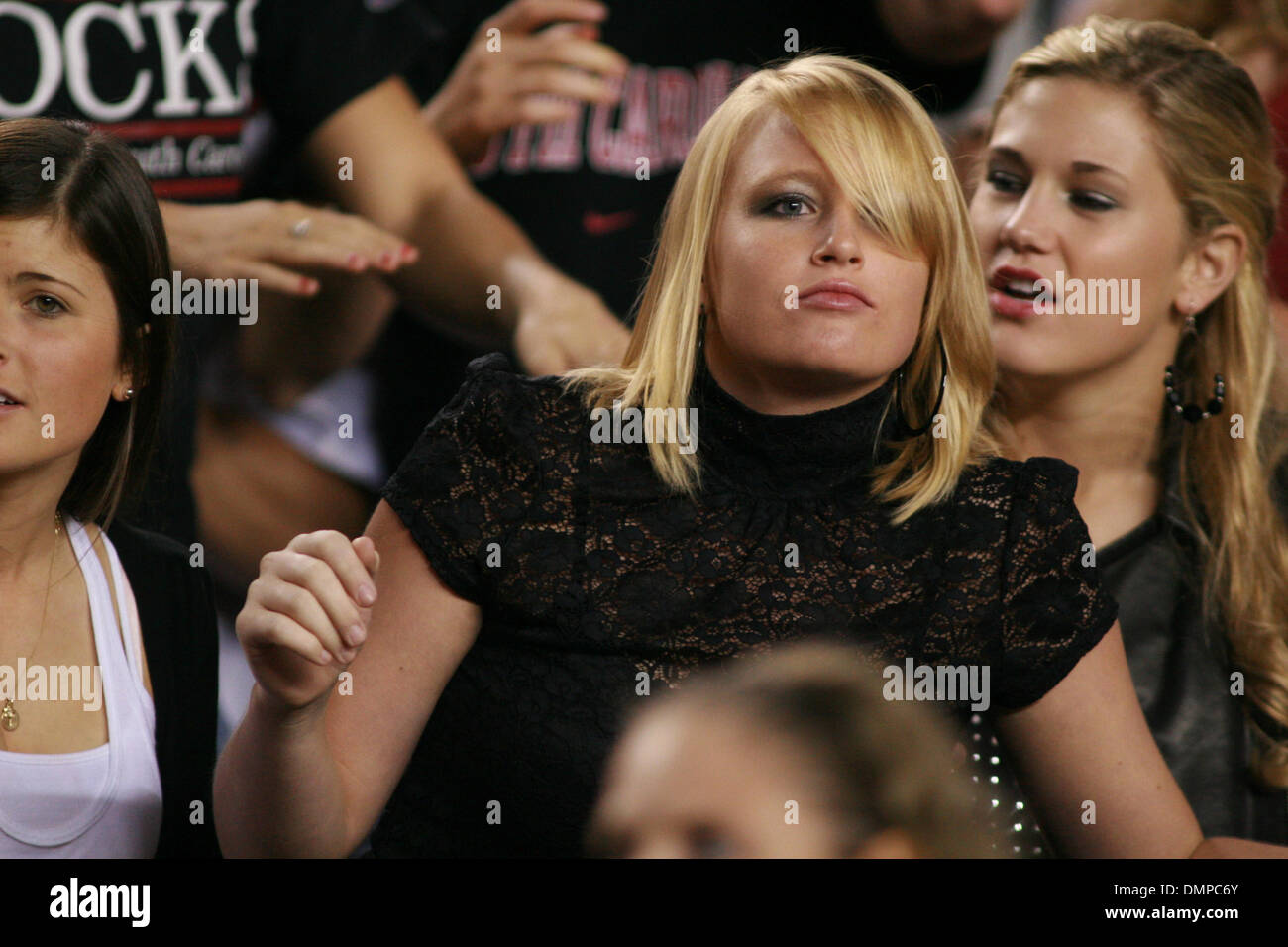 Oct. 24, 2009 - Columbia, South Carolina, U.S - 24 October 2009: A fan ...