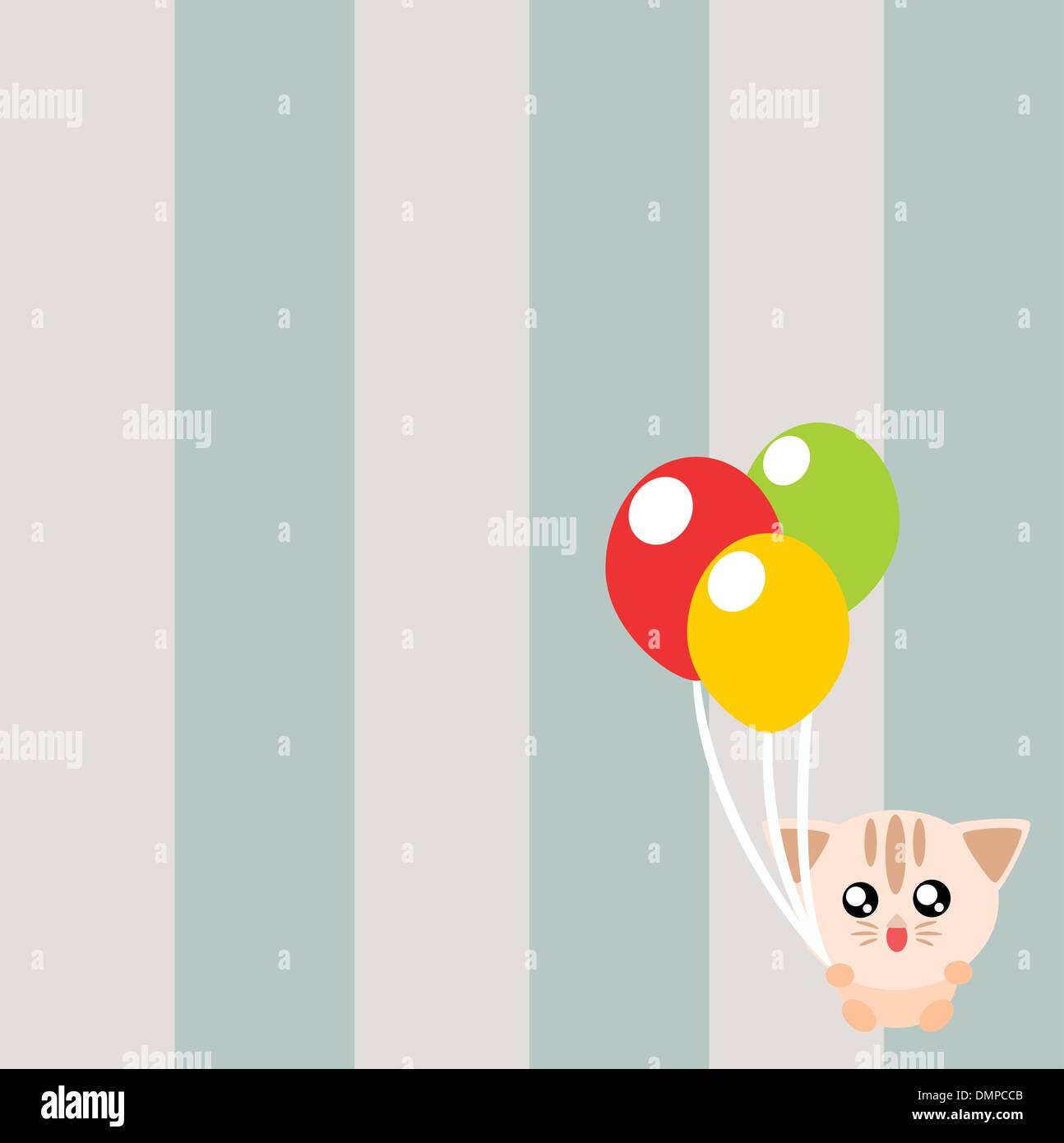 Cat cartoon background illustration Stock Vector Image & Art - Alamy