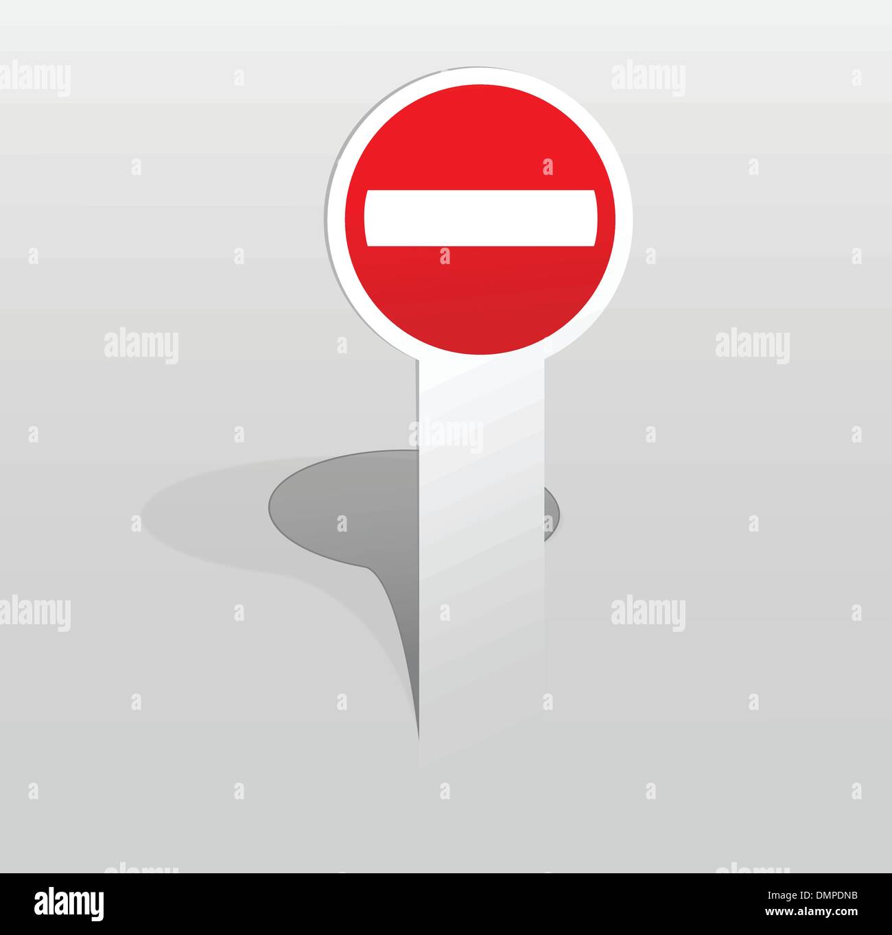 Sticker Do Not Enter sign Stock Vector Image & Art - Alamy