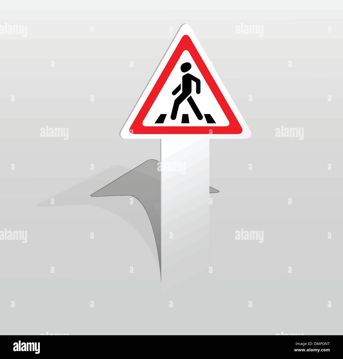 pedestrian crossing sign Stock Vector Image & Art - Alamy