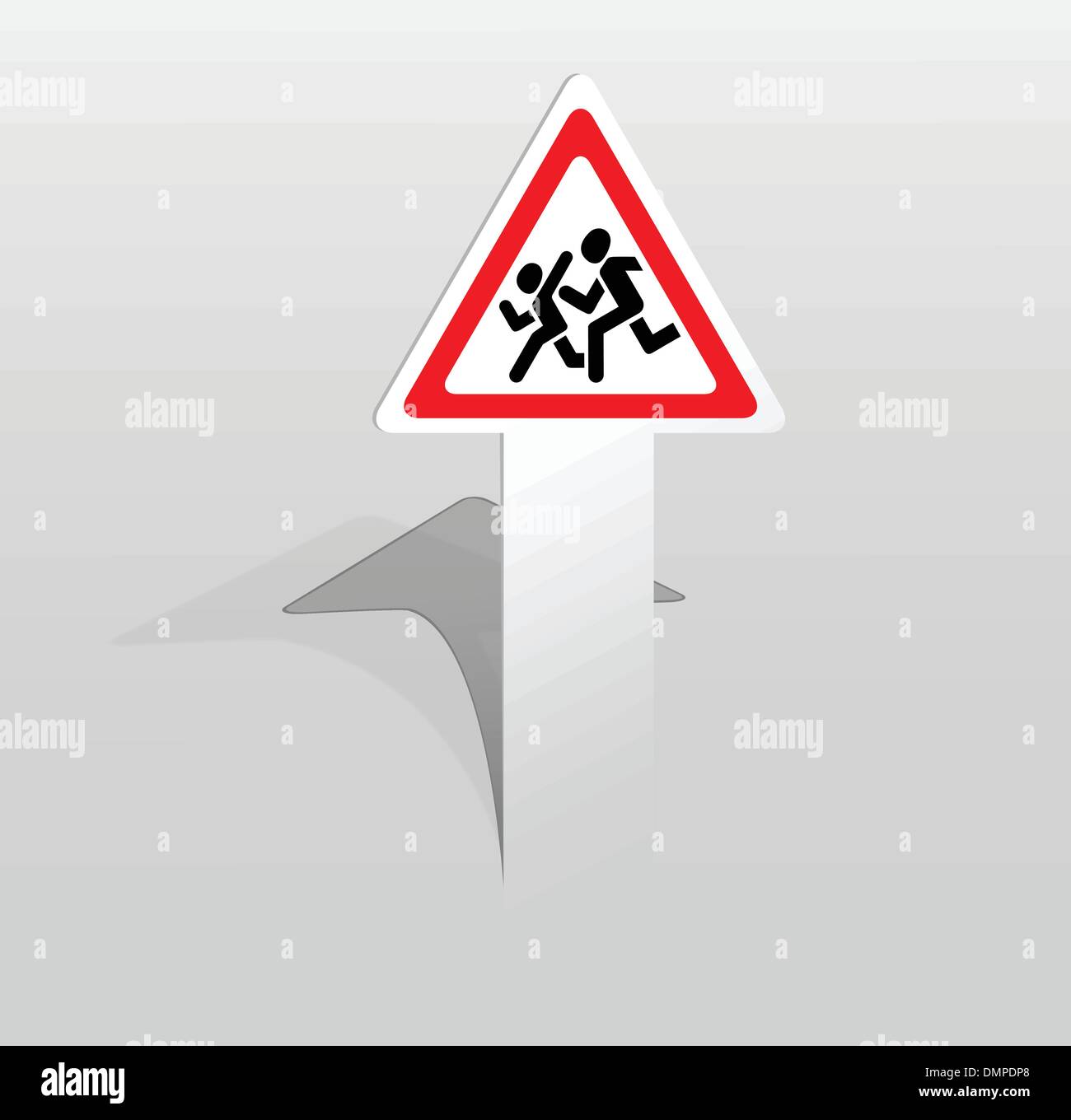 children warning sign Stock Vector Image & Art - Alamy