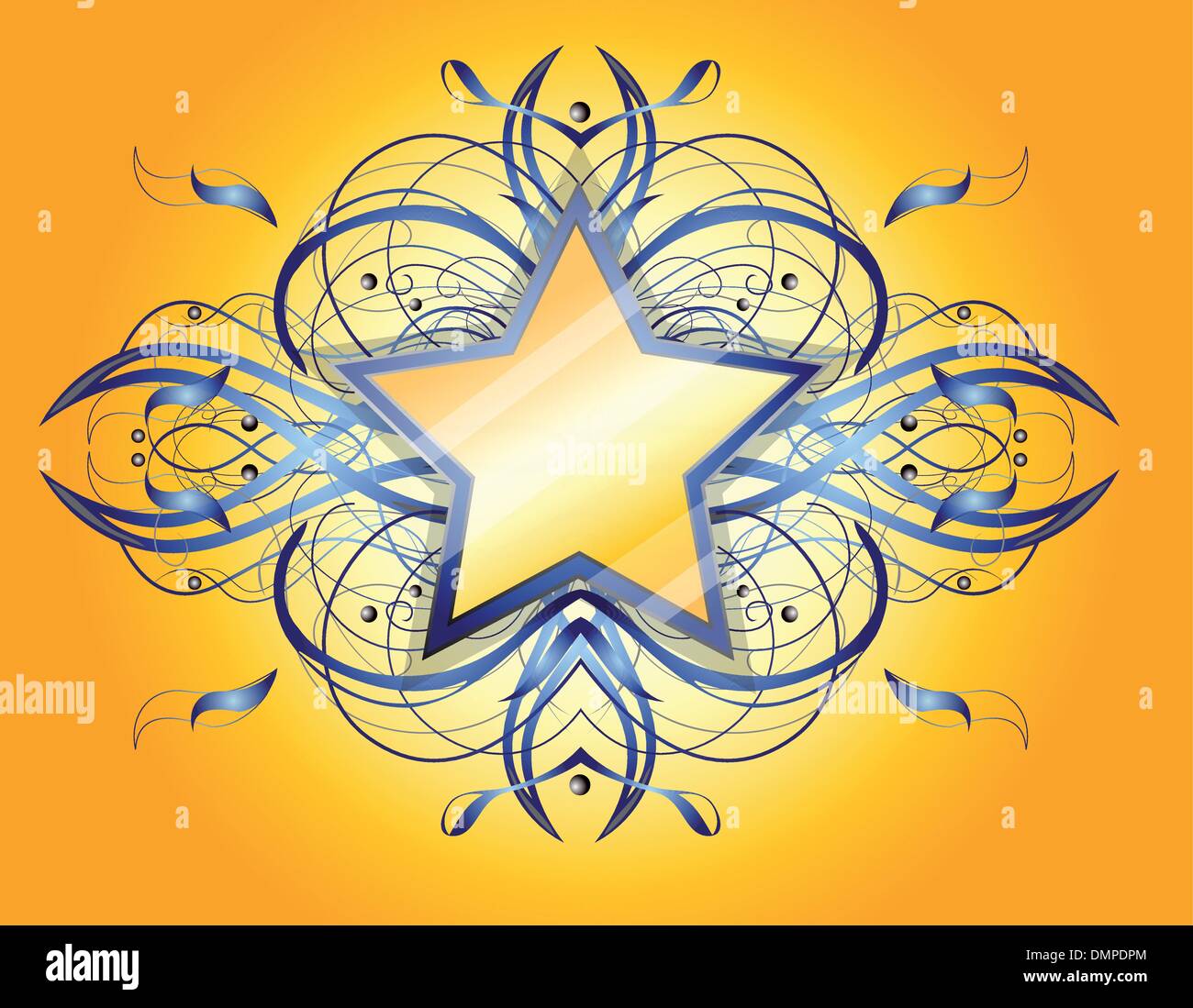 Abstract shape with star Stock Vector Image & Art - Alamy