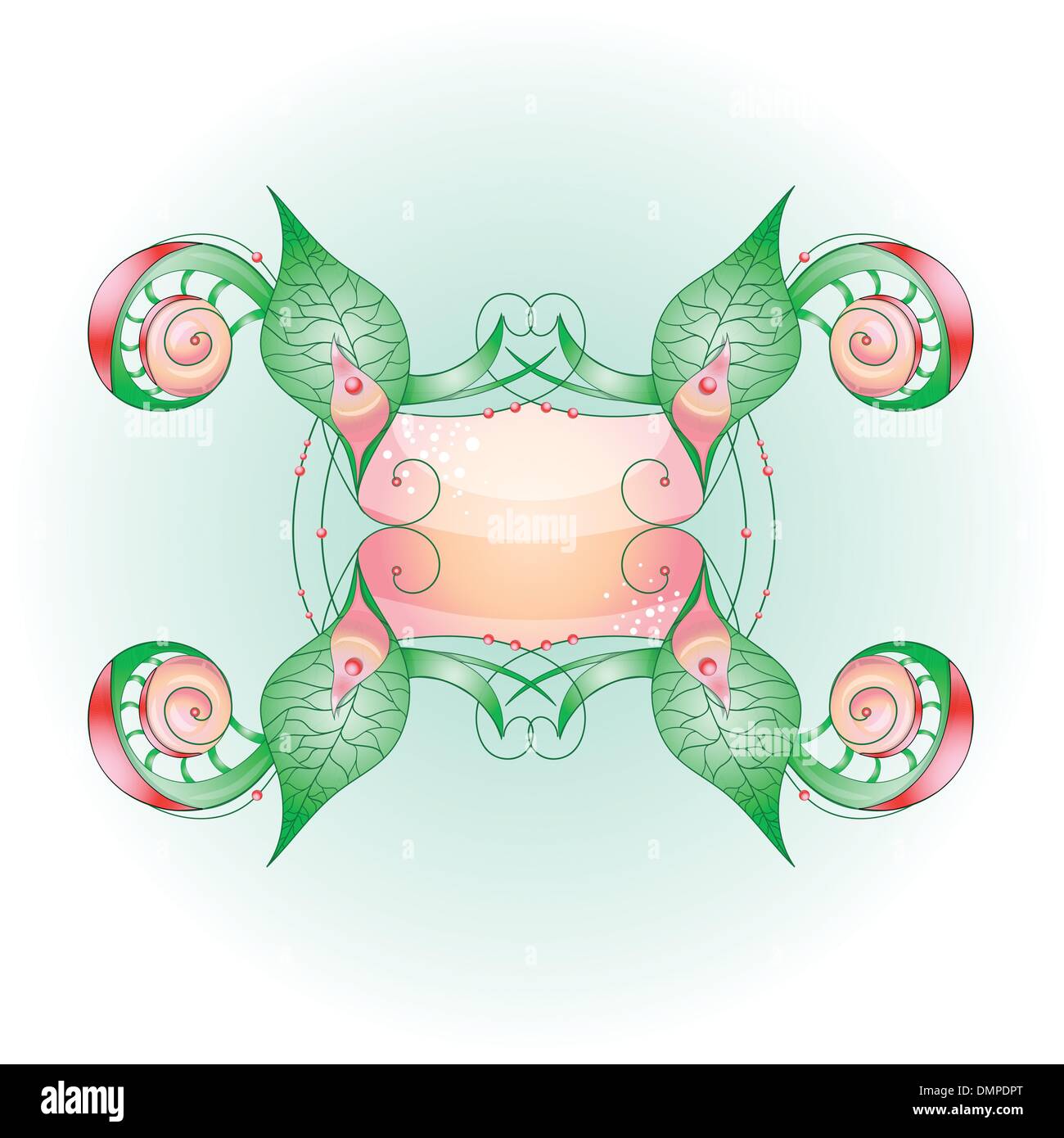 Abstract shape with frame Stock Vector Image & Art - Alamy