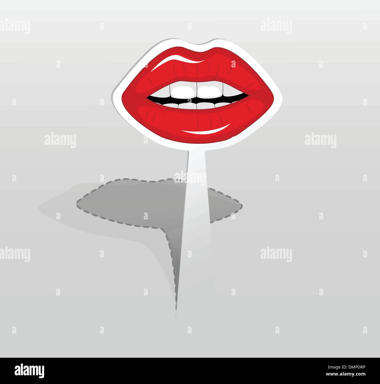 Lips sticker hi-res stock photography and images - Alamy