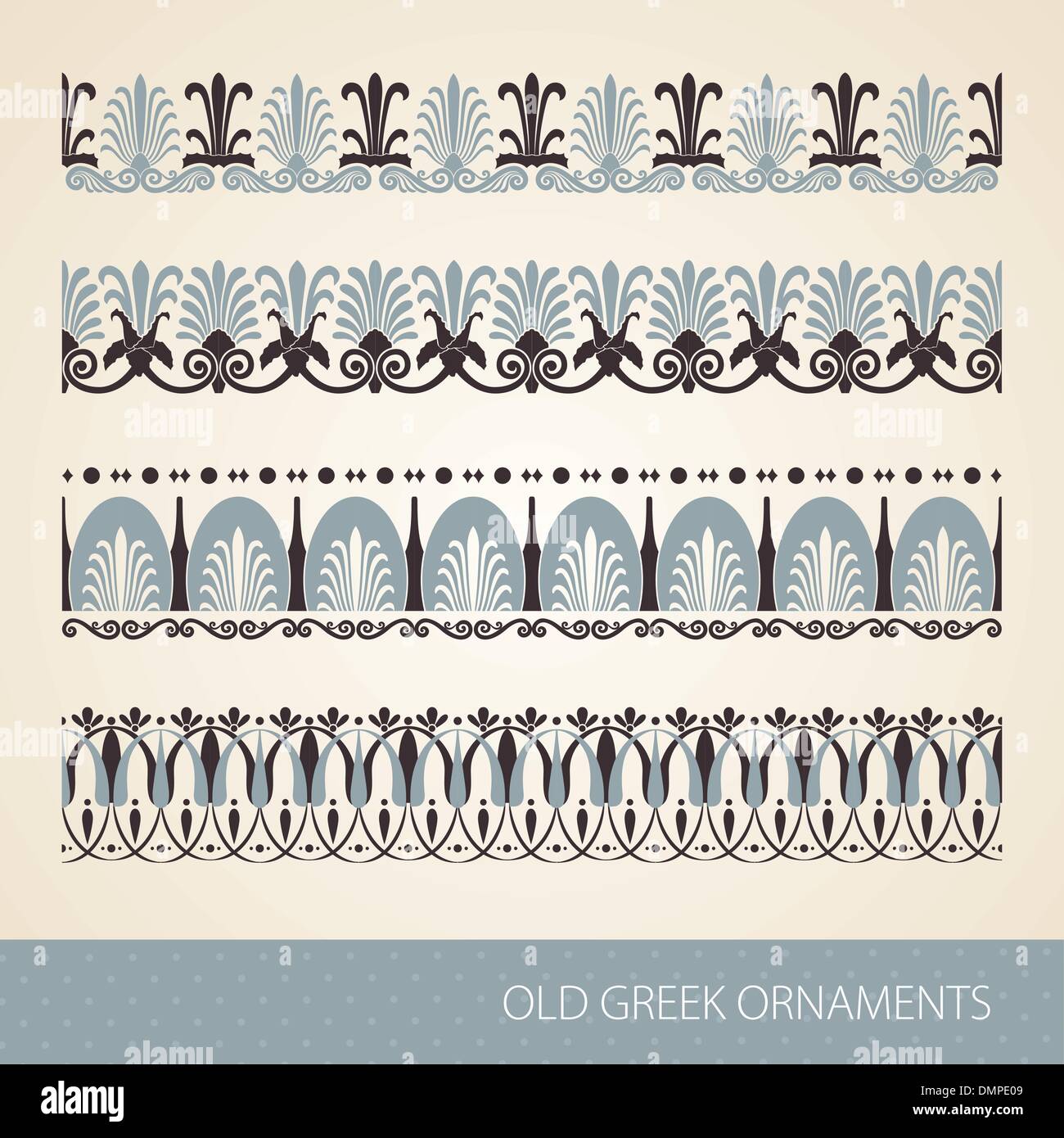 Greek ornament frame ancient Stock Vector Images - Alamy