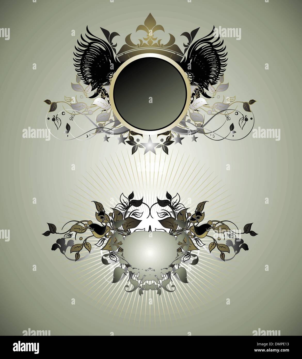 Set of ornate shields Stock Vector Image & Art - Alamy