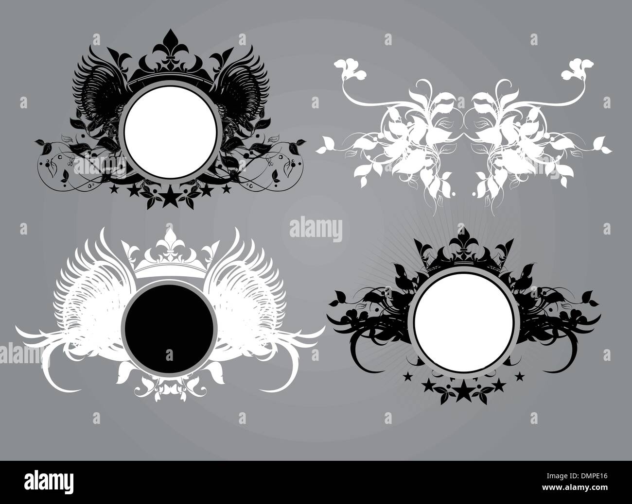 Set of ornate shields Stock Vector Image & Art - Alamy