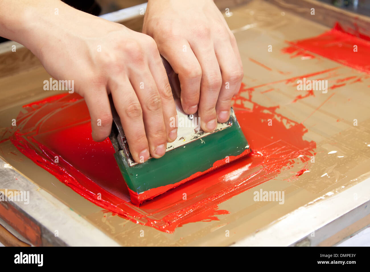 Screen printing hi-res stock photography and images - Alamy