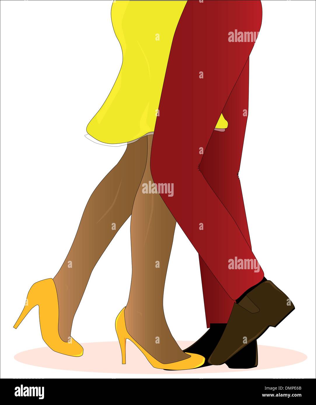 Cartoon female legs Stock Vector Images - Alamy