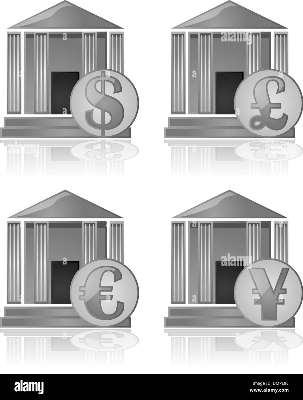 Banks and money Stock Vector Image & Art - Alamy