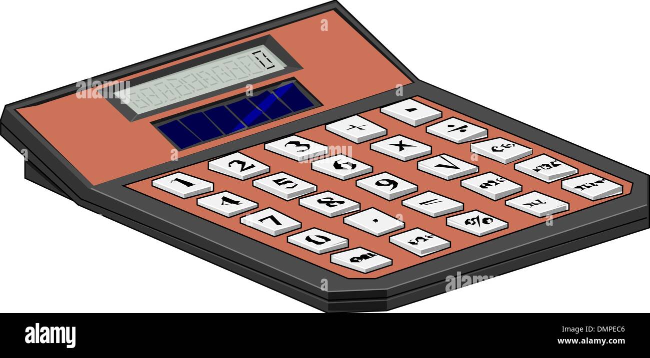 Finances calculator Stock Vector Images - Alamy