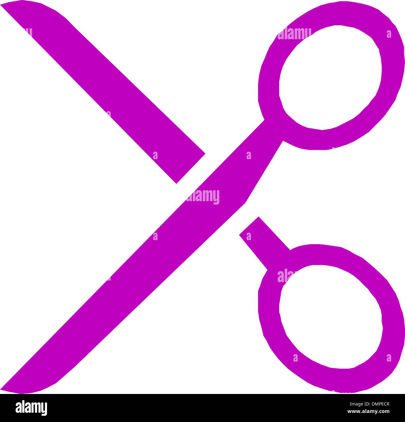 White scissors Stock Vector Images - Alamy