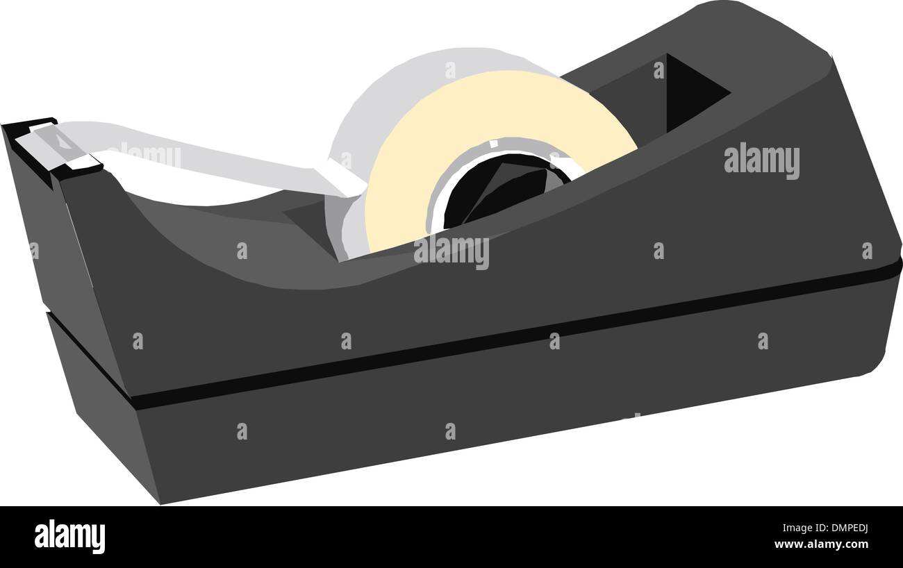 Adhesive tape dispenser Stock Vector Image & Art - Alamy