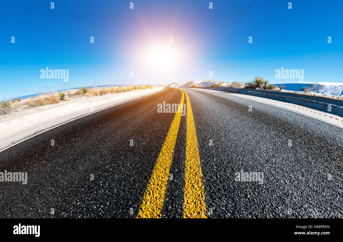 Asphalt sun hi-res stock photography and images - Alamy