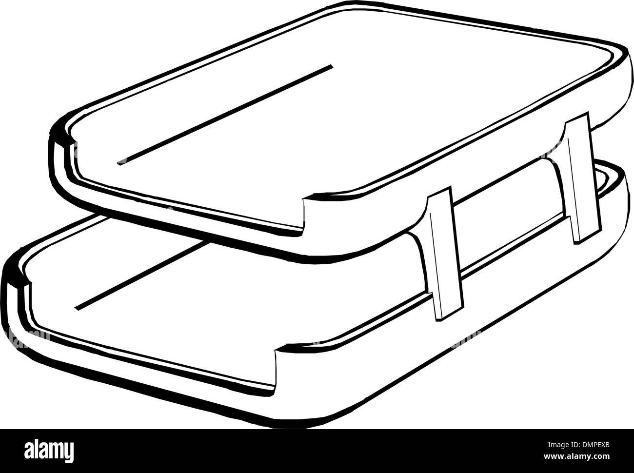 Office out tray Stock Vector Images - Alamy