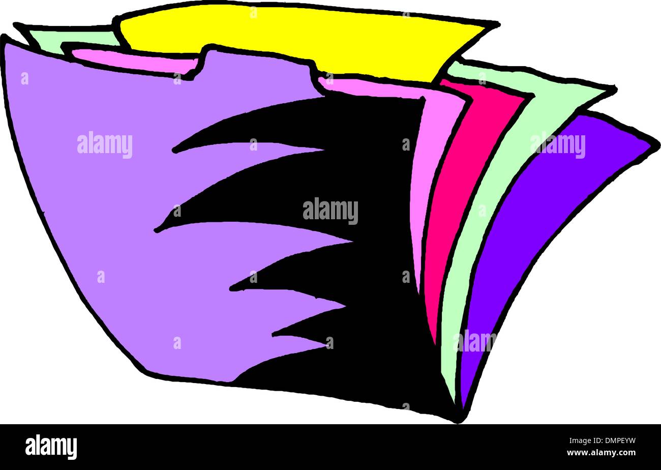 Folder paperwork Stock Vector Images - Alamy