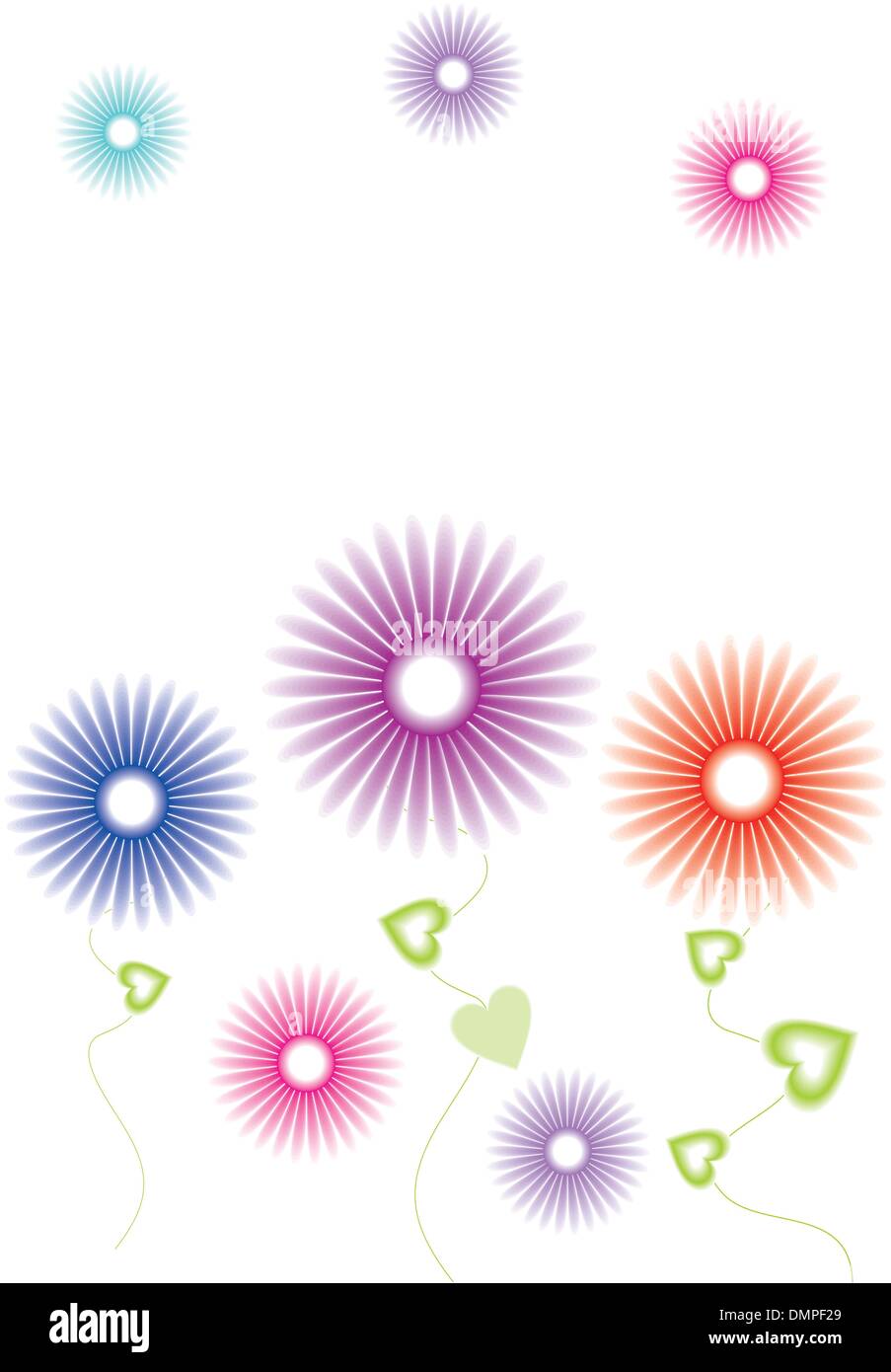 Abstract frame with flowers Stock Vector Image & Art - Alamy