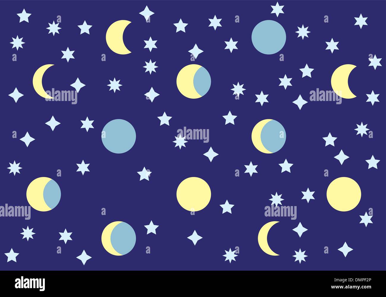 Half moon dark blue Stock Vector Images - Alamy