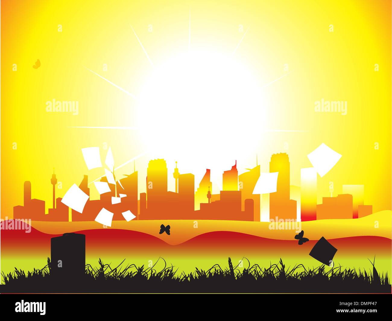 Team work nature Stock Vector Images - Alamy