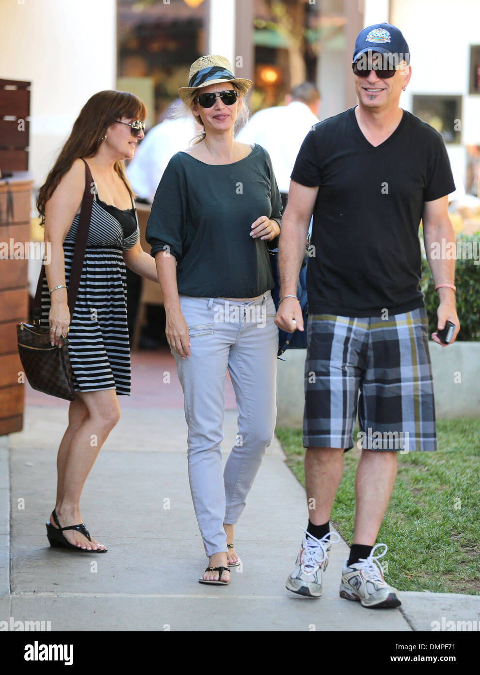 Howie Mandel and his wife Terry walk around Malibu Country Mart Los ...